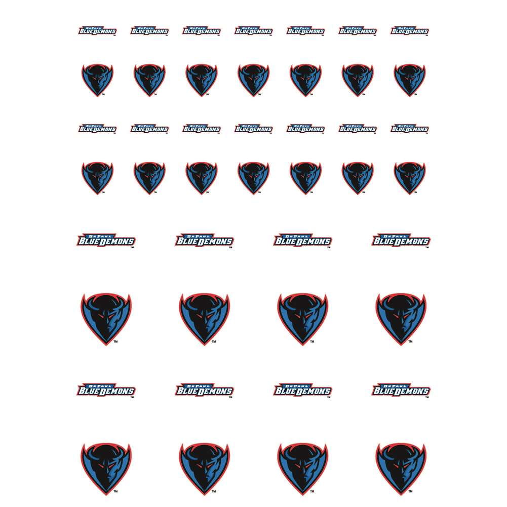 DePaul Blue Demons Small Sticker Sheet - 2 Sheets - Walmart.com