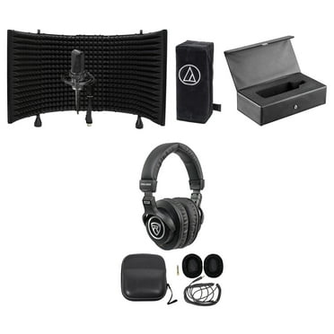 Audio Technica AT4033A Condenser Microphone Mic+Shockmount+AKG ...