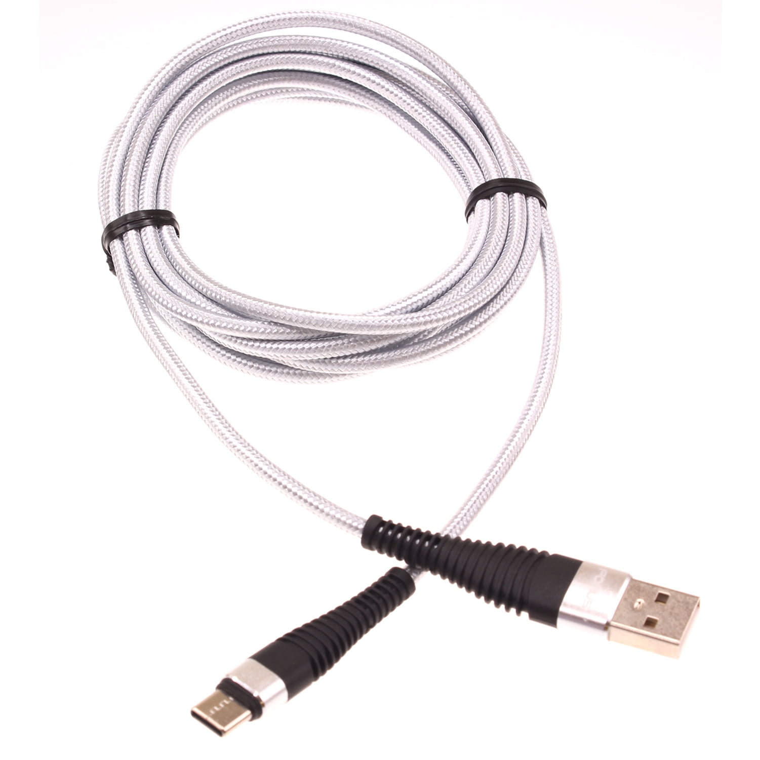 10ft USB-C Cable Long Charger Cord Type-C Power Wire Braided Fast ...