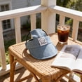 Pet Denim Embroidered Sun Hat for Small Dogs Cats, Breathable ...