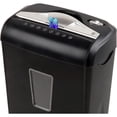 High-Security 8-Sheet Micro-Cut Paper Credit Card Shredder Black ...