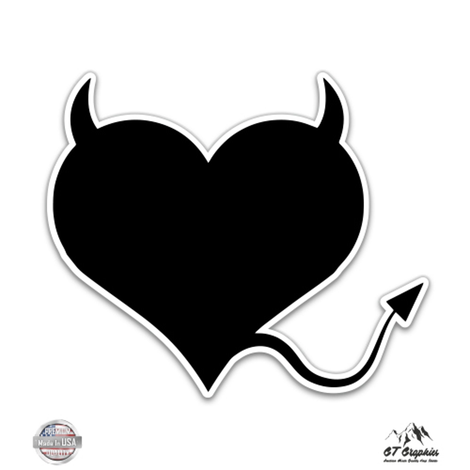 Black Devil Horns Clip Art