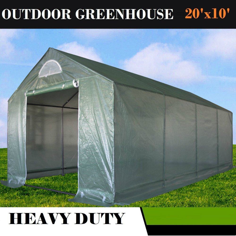 20'x10' Triangle Walk-In Greenhouse Hot House - By DELTA Canopies ...