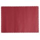 Hoffmaster Red Solid Color Scalloped Edge Placemats, 1000 count ...