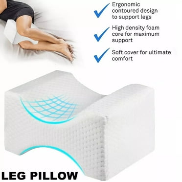 CoolSleep Memory Foam Leg Pillow - Sciatica & Joint Pain Relief, Spine ...