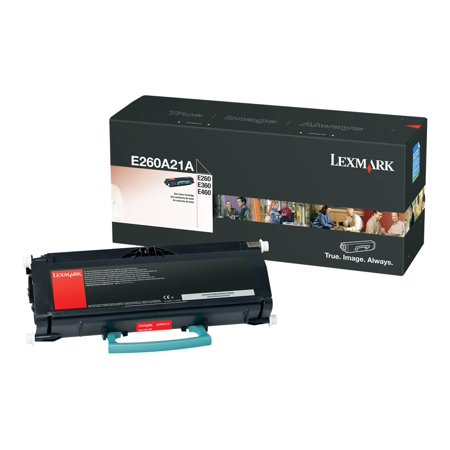 Lexmark - Black - original - toner cartridge LCCP - for Lexmark E260 ...