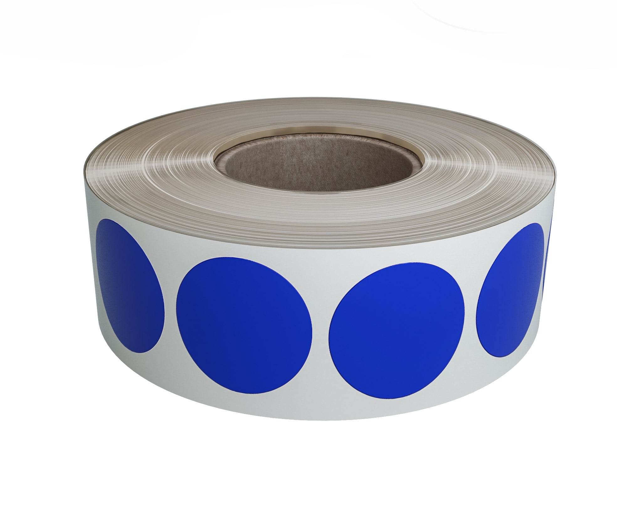 Sticker Labels Rolls for Color Coding 19mm - Blue Circle Dots Writable ...
