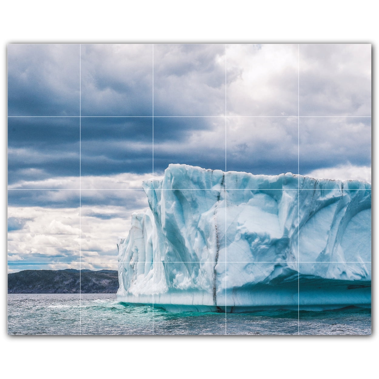 Picture-Tiles.com: Glacier Ceramic Tile Wall Mural WAL500728-54M. 30"W ...