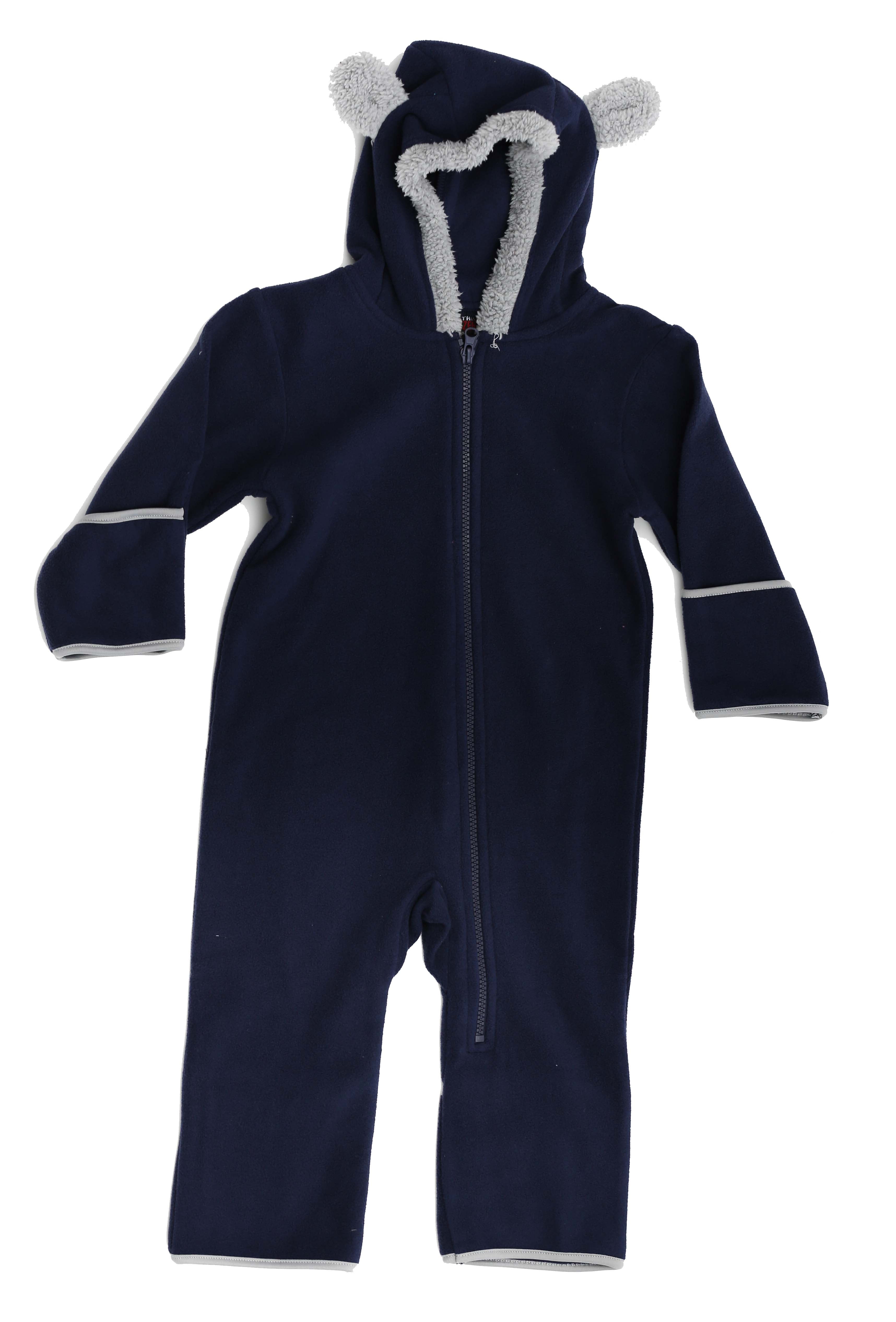 87002-NVYGRY-6-9M At The Buzzer Baby Boys Fleece Pram (Navy / Grey, 24 ...
