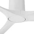 52" Casa Vieja Zebec White Hugger Ceiling Fan with Remote Control ...