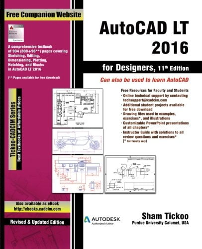 Pre-Owned AutoCAD LT 2016 for Designers - Walmart.com
