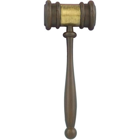 Costume Accessory Novelty Judges Judge Gavel Hammer Mallet Brown ...