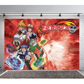Beyblade Party Supplies Banner Backdrop Poster Movie Theme Background ...
