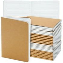 24-Pack Kraft Paper Notepad, A6 Size 4x6 in, 80 Lined Pages, for ...
