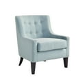Lifestyle Solutions Hailey Traditional Accent Chair, Aqua Fabric ...