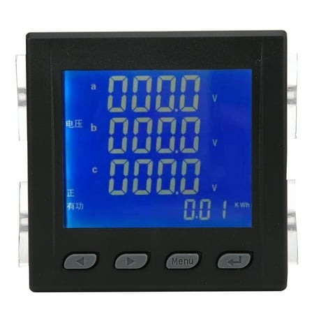 Power Meter Digital Power Meter LT194E-9SY Digital Display Multi Function Power Meter 3 Phase 3 ...
