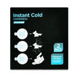 Equate Instant Cold Compress 2 Pack, Ready to Use for Swelling and Pain ...