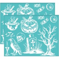 1pc Script Writting Clay Stencils English Character Non-Adhesive Silk ...