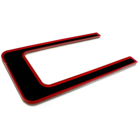 Tailgate Insert Letters 3D Raised Rear Emblems, Plastic Inserts with 3M ...