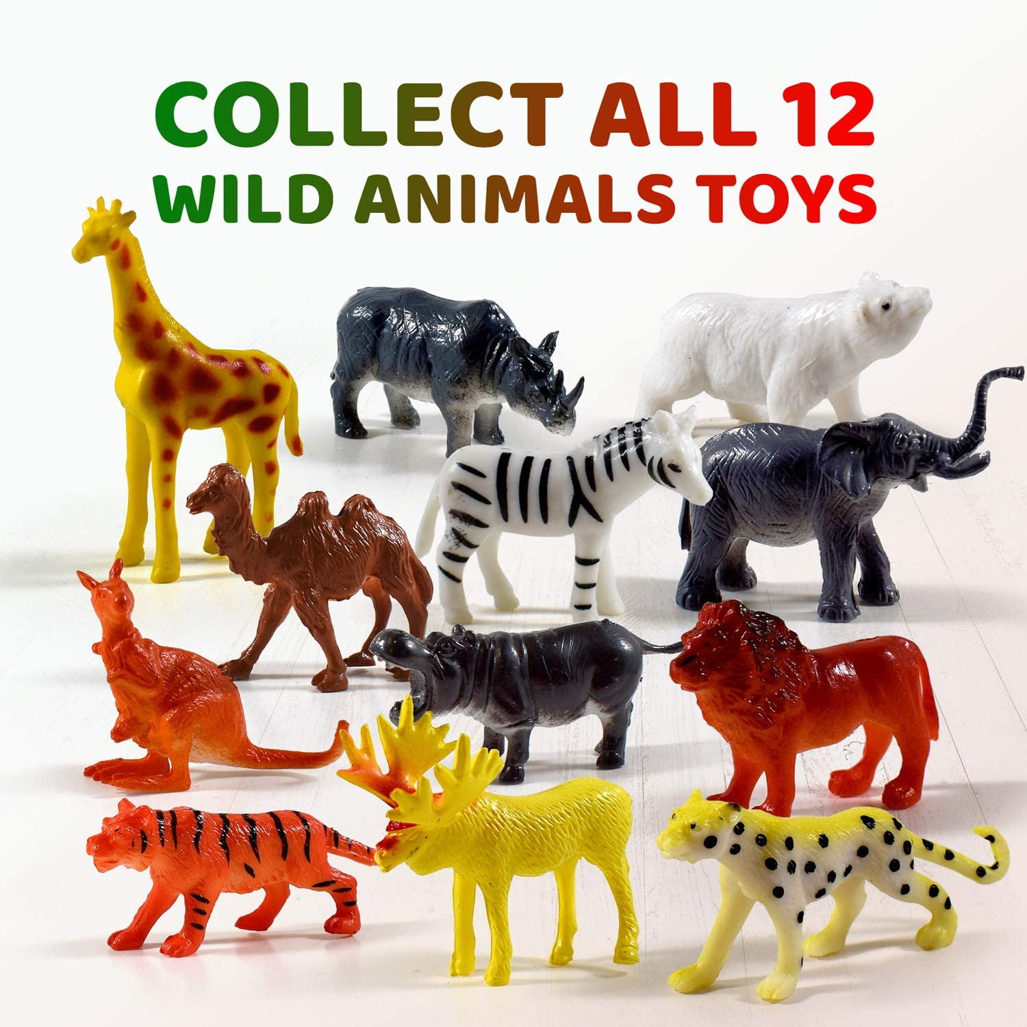 Made in USA – 3 Handmade Bath Bombs with Wild Animals Toys Inside for ...