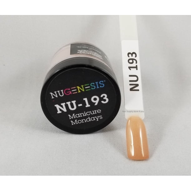 NUGENESIS Nail Color Dip Dipping Powder 1oz/jar - NU193 MANICURE ...