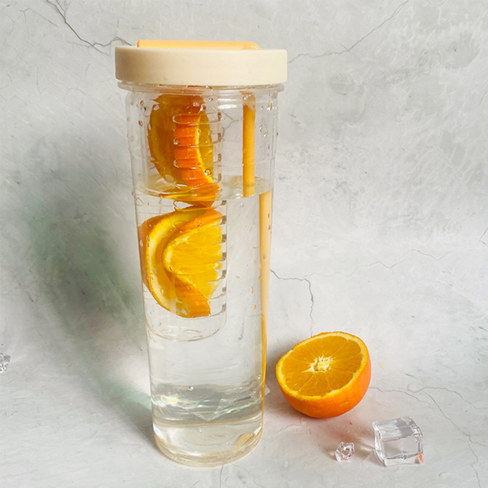 Plastic Water Bottle with Straw Cute Water Bottle with Fold-able Straw ...