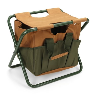 GigaTent Backpack Cooler Stool - Collapsible Folding Camping Chair and ...