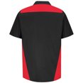 Red Kap® Men's Short Sleeve Tri-Color Shop Shirt - Walmart.com
