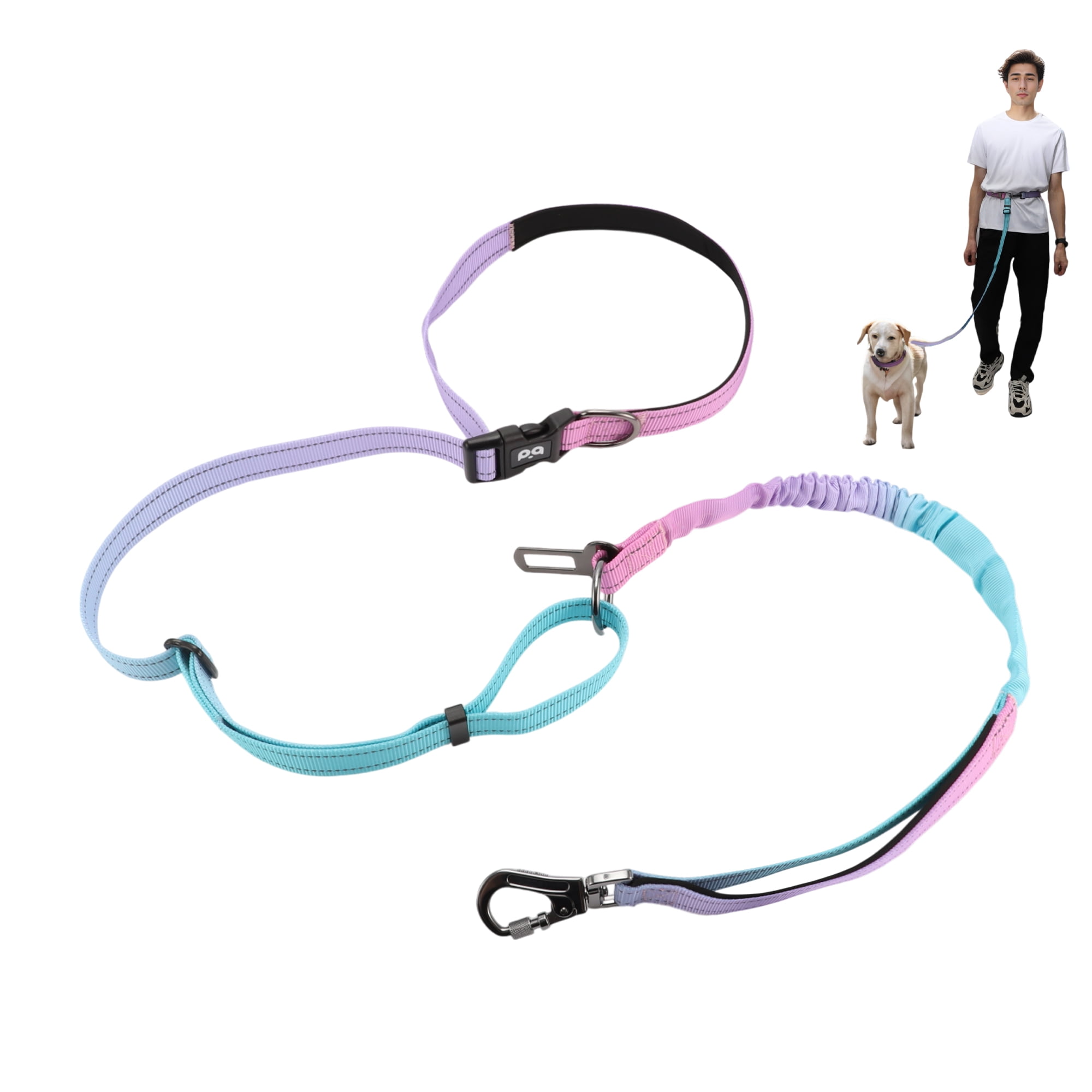 Click here for Unique Bargains Hands Free Dog Leash No Pull Bunge... prices