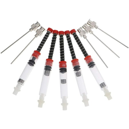 YDHely 5 Pcs Fountain Pen Ink Syringe Filler Spring Syringe with Blunt ...