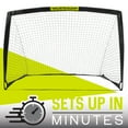 Franklin Sports Blackhawk Soccer Goal - Pop up Nets - Foldable - 6.5' x ...