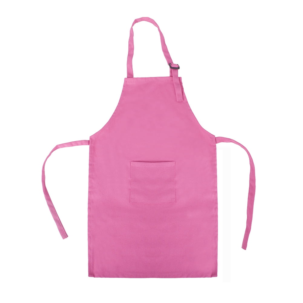Opromo Colorful Cotton Canvas Kids Aprons with Pocket, Artist Apron ...