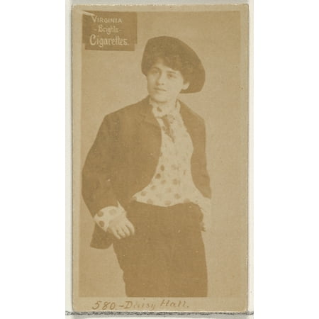 Card 580, Daisy Hall, from the Actors and Actresses series (N45, Type 2 ...