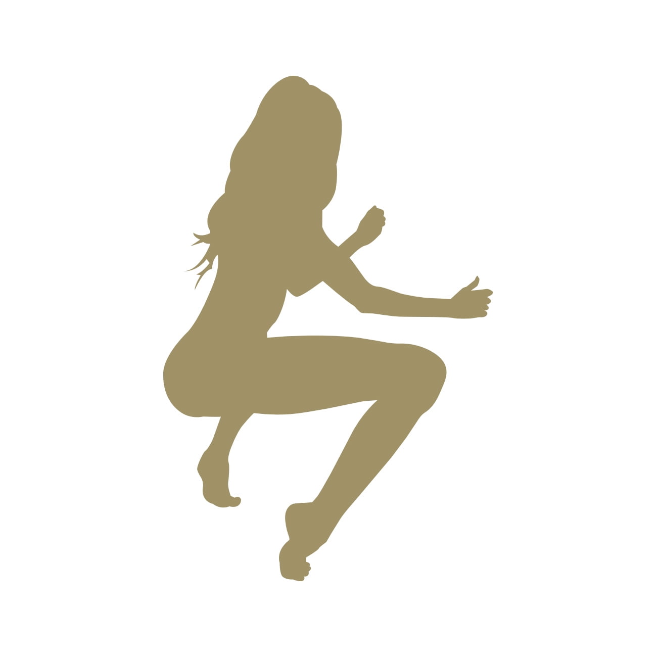 Sexy Stripper Girl Sticker Decal Die Cut Self Adhesive Vinyl