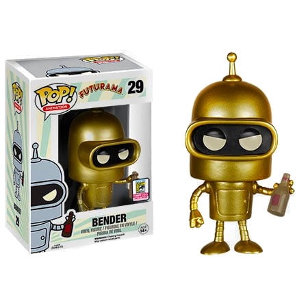 Funko Futurama POP! Animation Bender Vinyl Figure [Gold] - Walmart.com