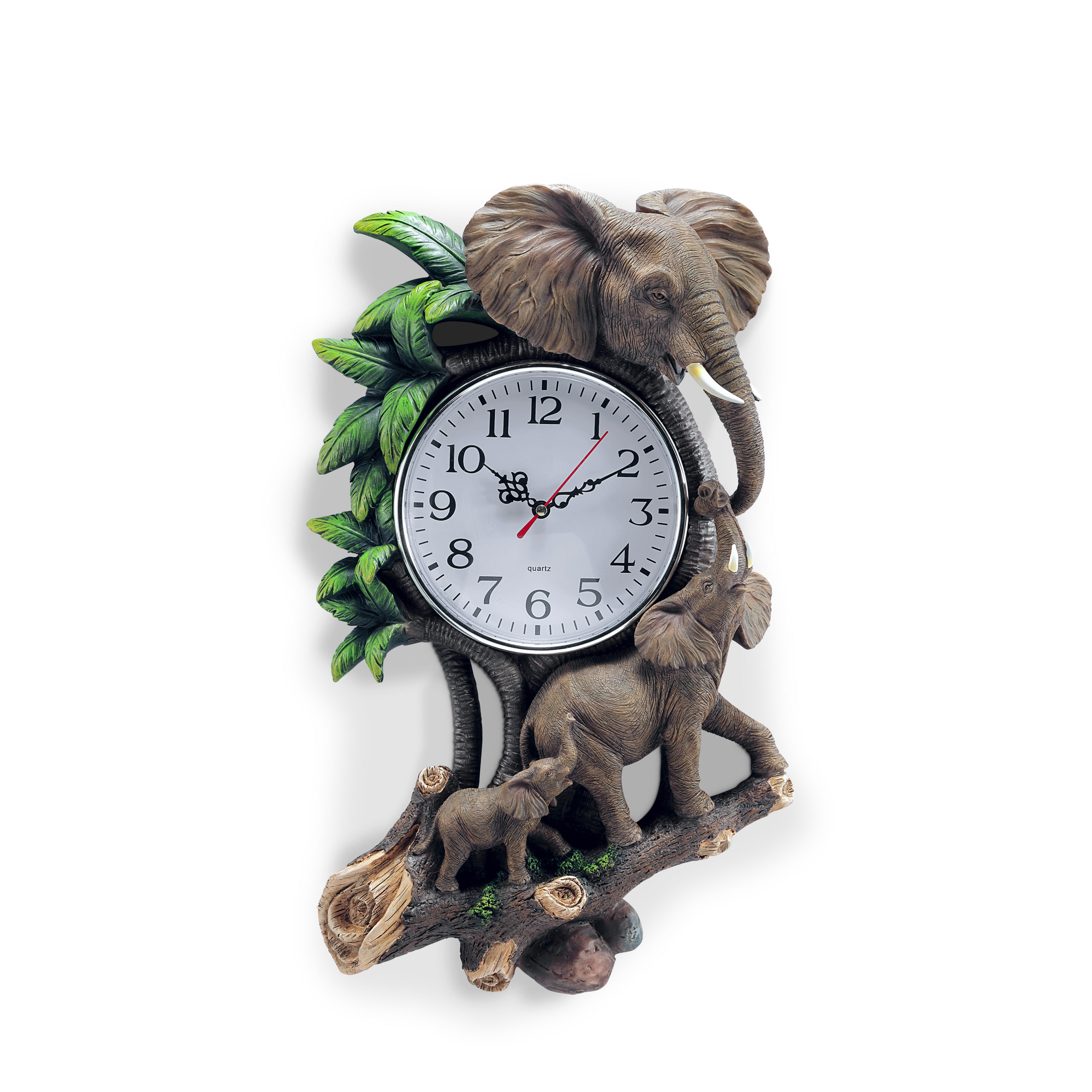 OK Lighting 18"H Animalia Elephant Wall Clock - Walmart.com