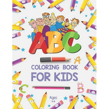 Coloring and Learning: My First ABC Animals Coloring Book: Educational ...