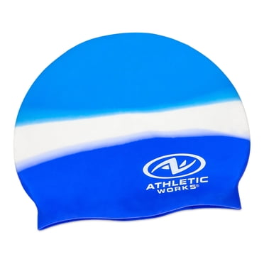 Arena Classic Silicone Swim Cap in Skyblue-White One Size Fits All ...