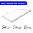2x2 Back Led Panel CCT Adjustable 38w(set of 2) - Walmart.com