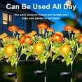 Snow Lotus Solar Garden Light, 2 Pack Solar Flower Light Outdoor ...