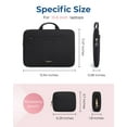 Bagsmart Upgrade Laptop Sleeve Case Compatible With 15 16 Macbook Hp