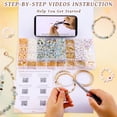 1927 PCS Jewelry Making Supplies Kit, Stone Bead DIY Bracelet Necklace ...