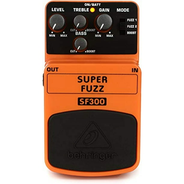 Behringer SUPER FUZZ SF300 3-Mode Fuzz Distorsion Instrument Behringer ...
