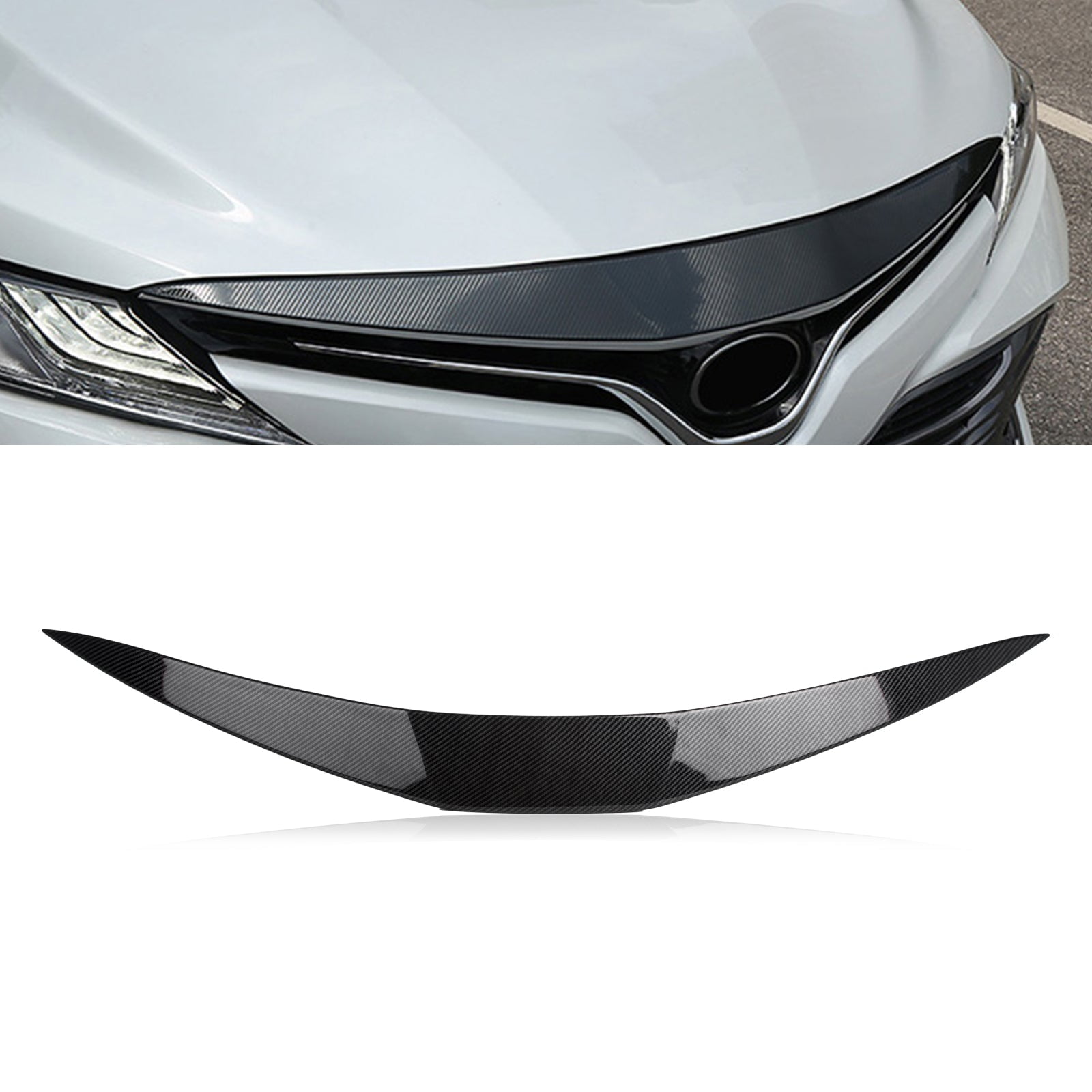 Xotic Tech Exterior Front Hood Bumper Upper Grille Overlay Cover Trim ...