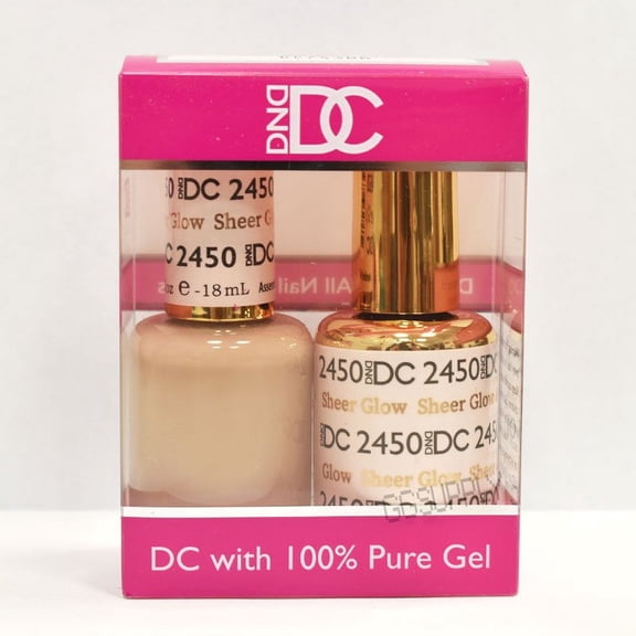 DND DC Duo Soak off Gel & Matching Nail Polish 2453 Ballet Fairy ...