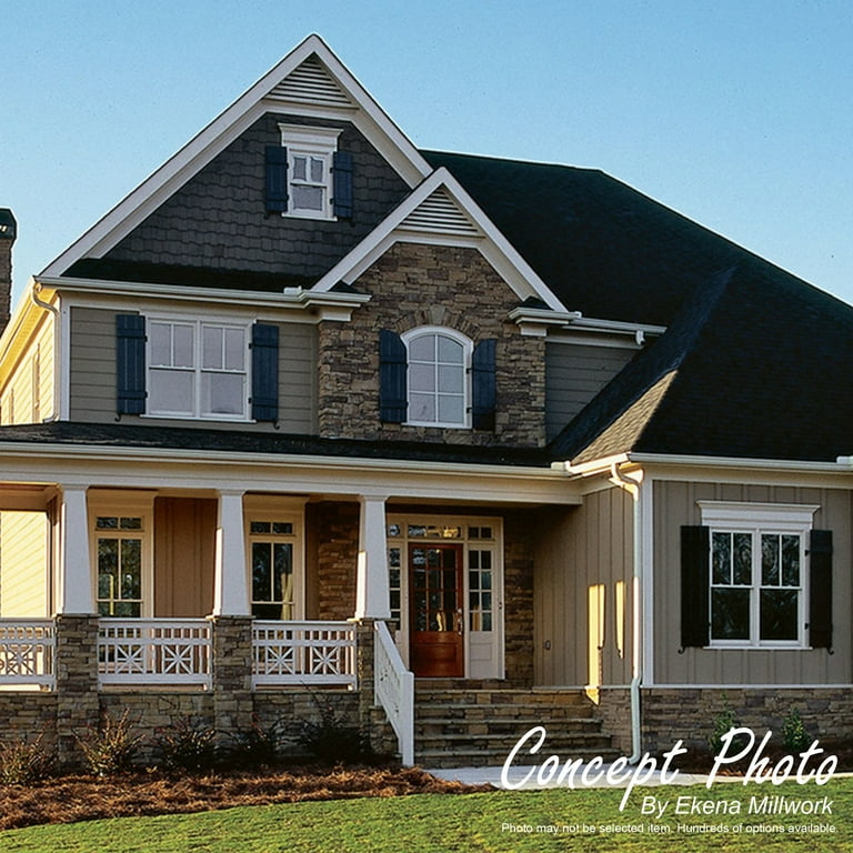 Decorative Gable Vents Rectangular | Shelly Lighting