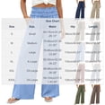 DPTALR Women's Wide Waistband High Waist Pants, Casual Elastic Waist ...