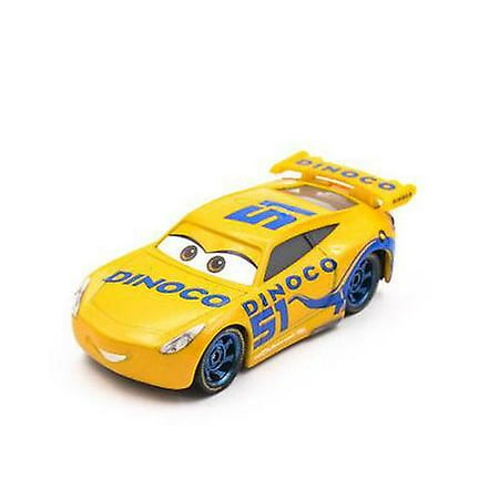 Disney Pixar Cars 3 Dinoco Cruz Ramirez 1:55 Diecast Metal Toy Car Mod ...