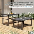 AECOJOY 7-Pieces Full Metal Frame Patio Furniture Sets, Modern Deck ...