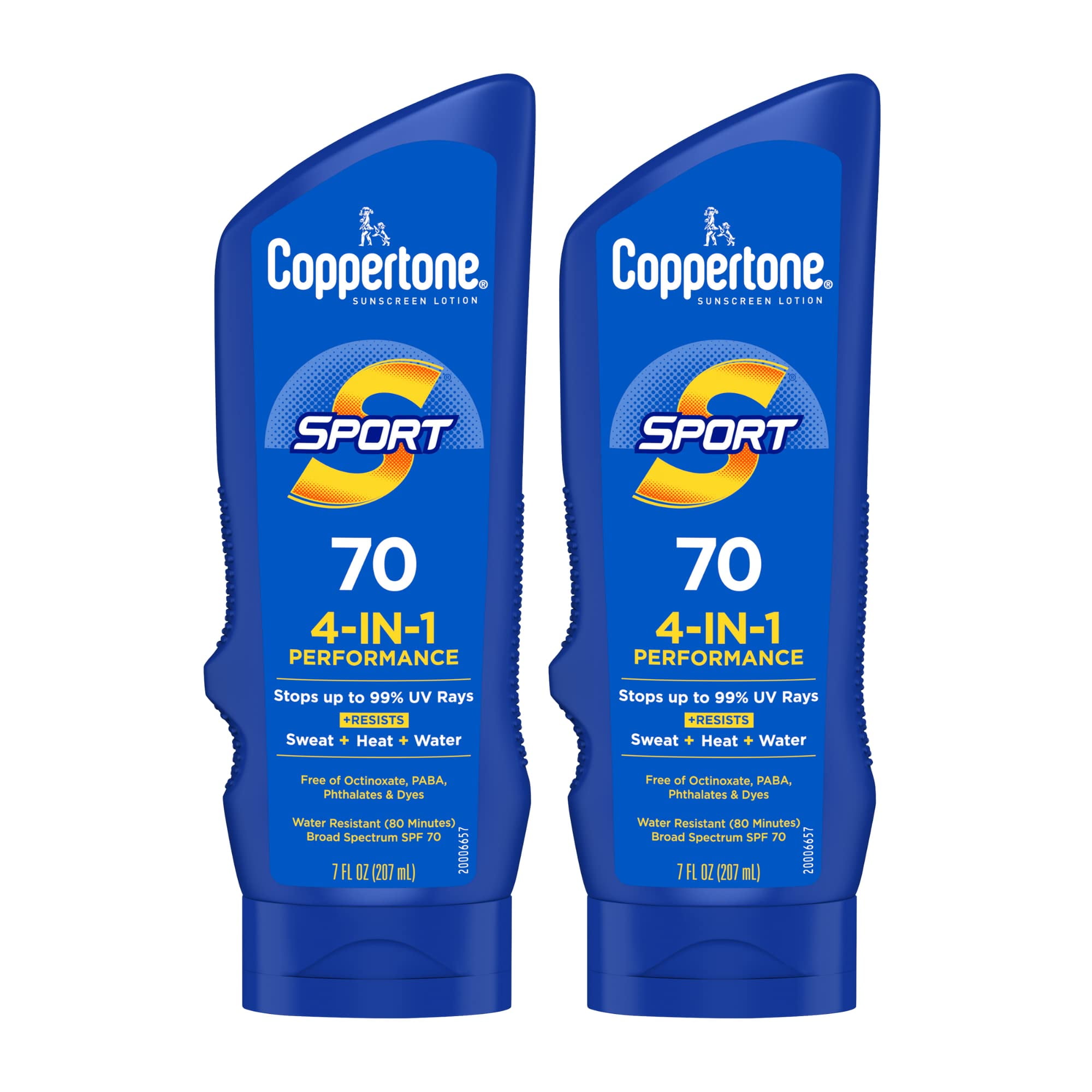 Protector solar Coppertone SPORT SPF 70 resistente al agua 200 ml x2 ...